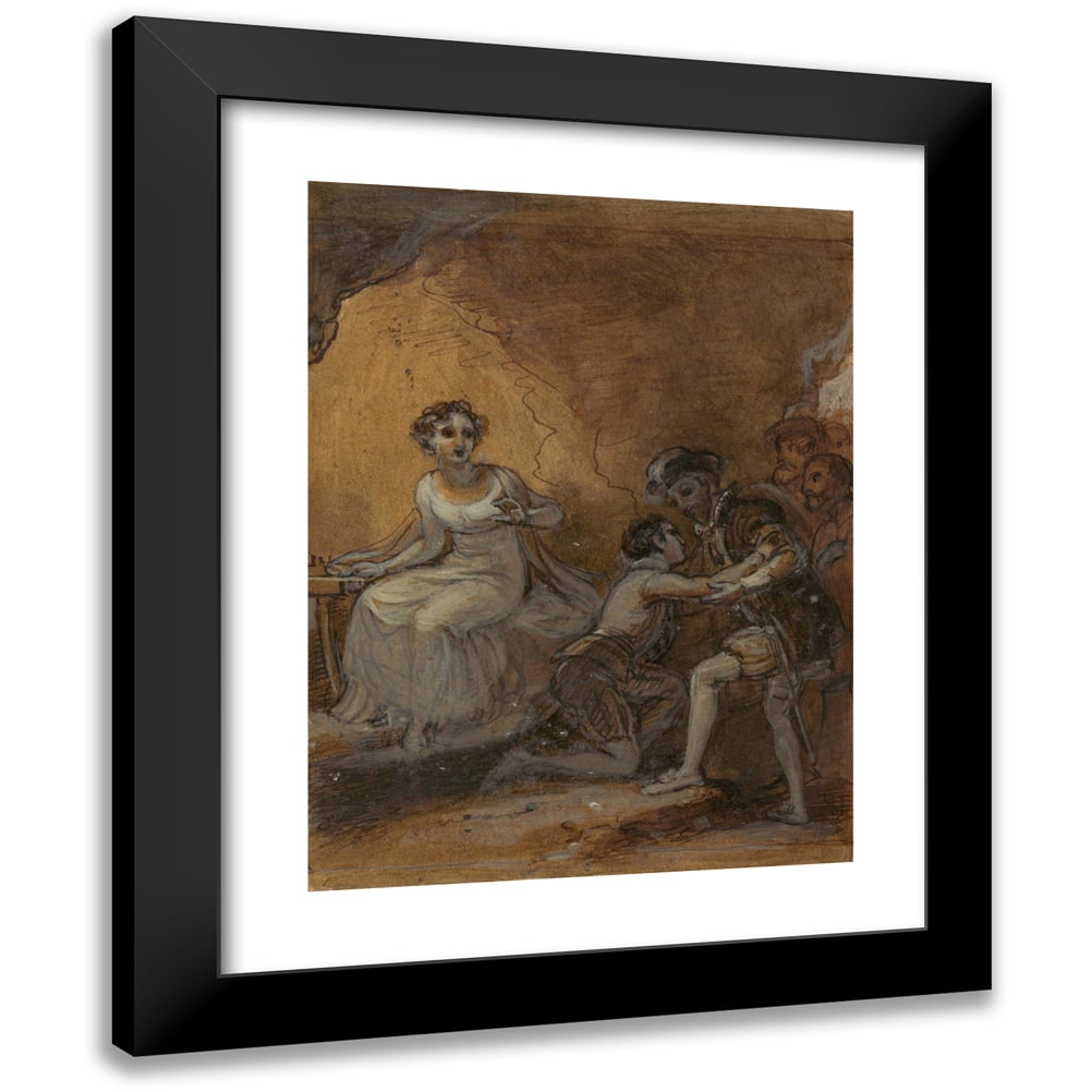 Robert Smirke 12x14 Black Modern Framed Museum Art Print Titled ...
