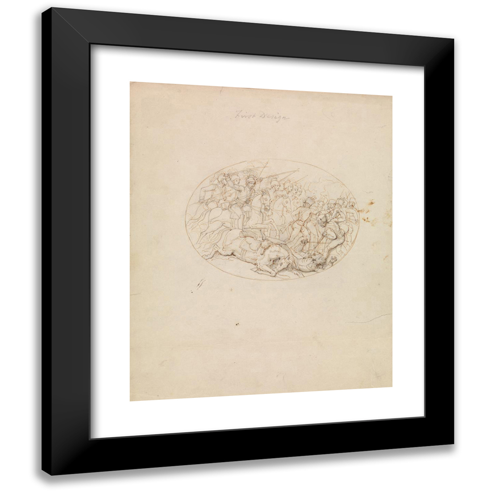 Robert Smirke 12x14 Black Modern Framed Museum Art Print Titled - First ...