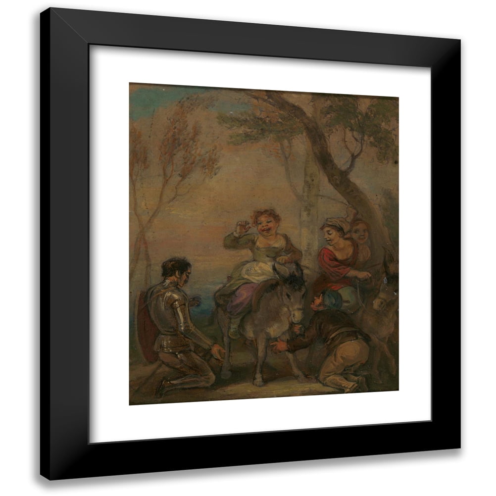 Robert Smirke 12x14 Black Modern Framed Museum Art Print Titled ...