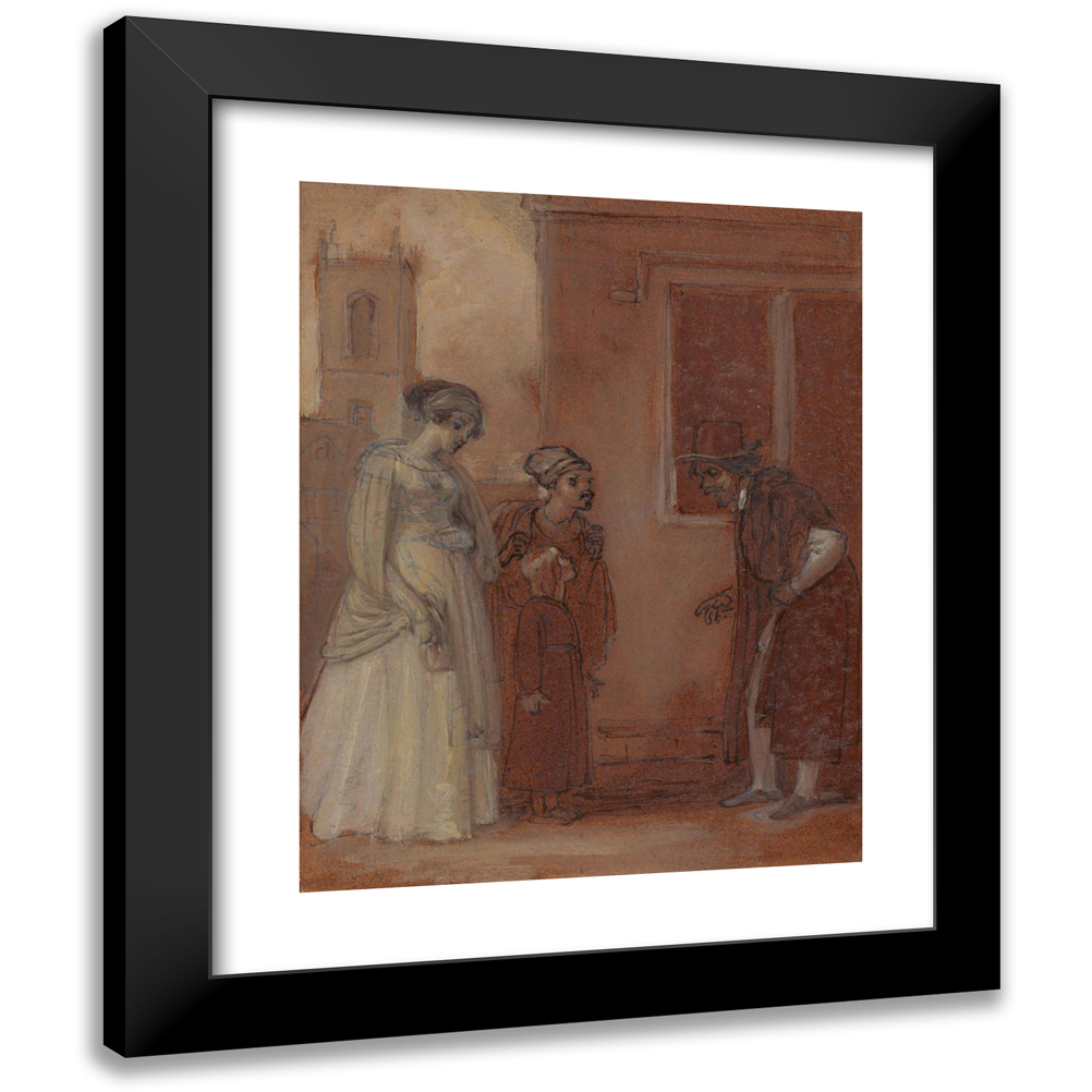 Robert Smirke 12x14 Black Modern Framed Museum Art Print Titled ...