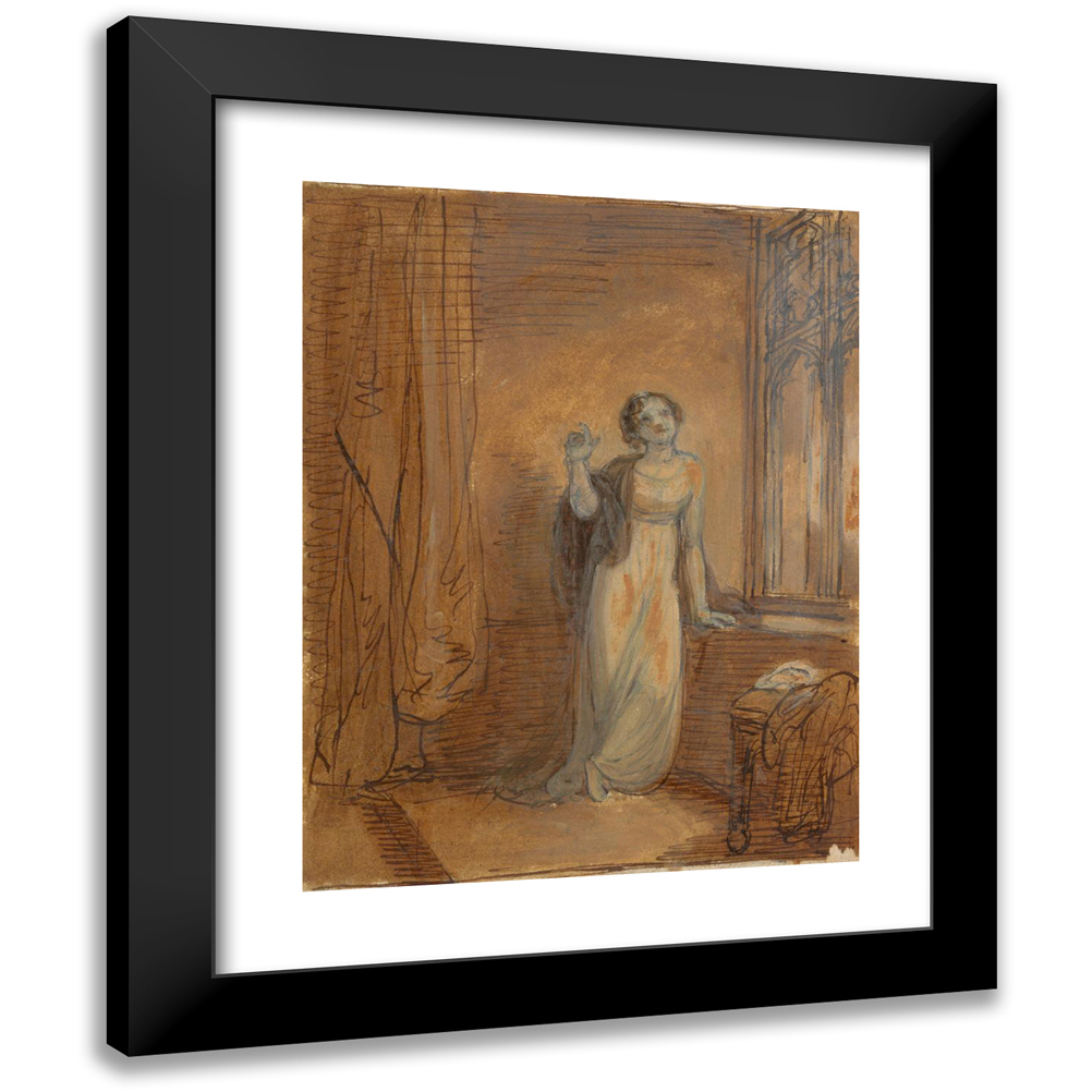 Robert Smirke 12x14 Black Modern Framed Museum Art Print Titled - One ...