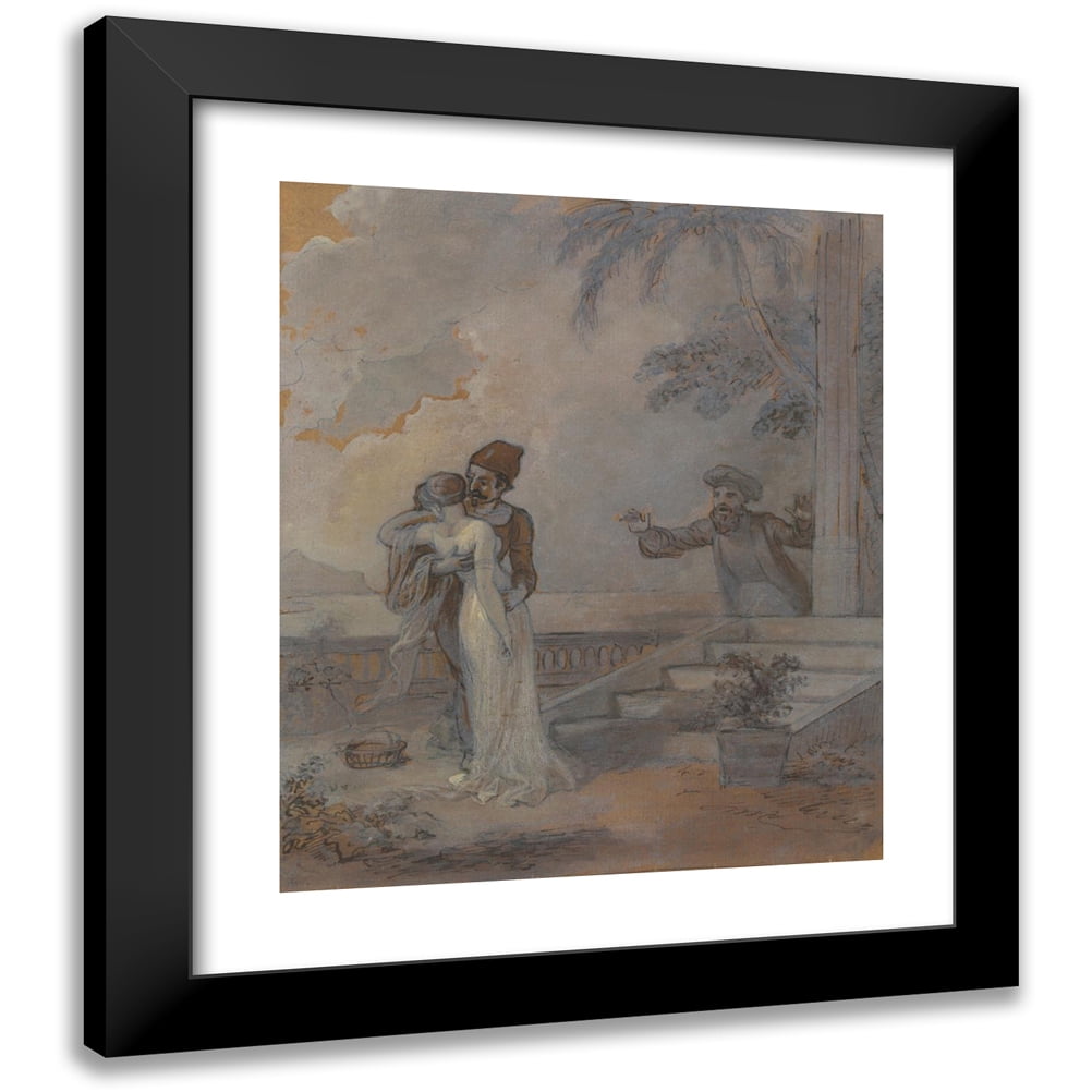 Robert Smirke 12x14 Black Modern Framed Museum Art Print Titled - One ...