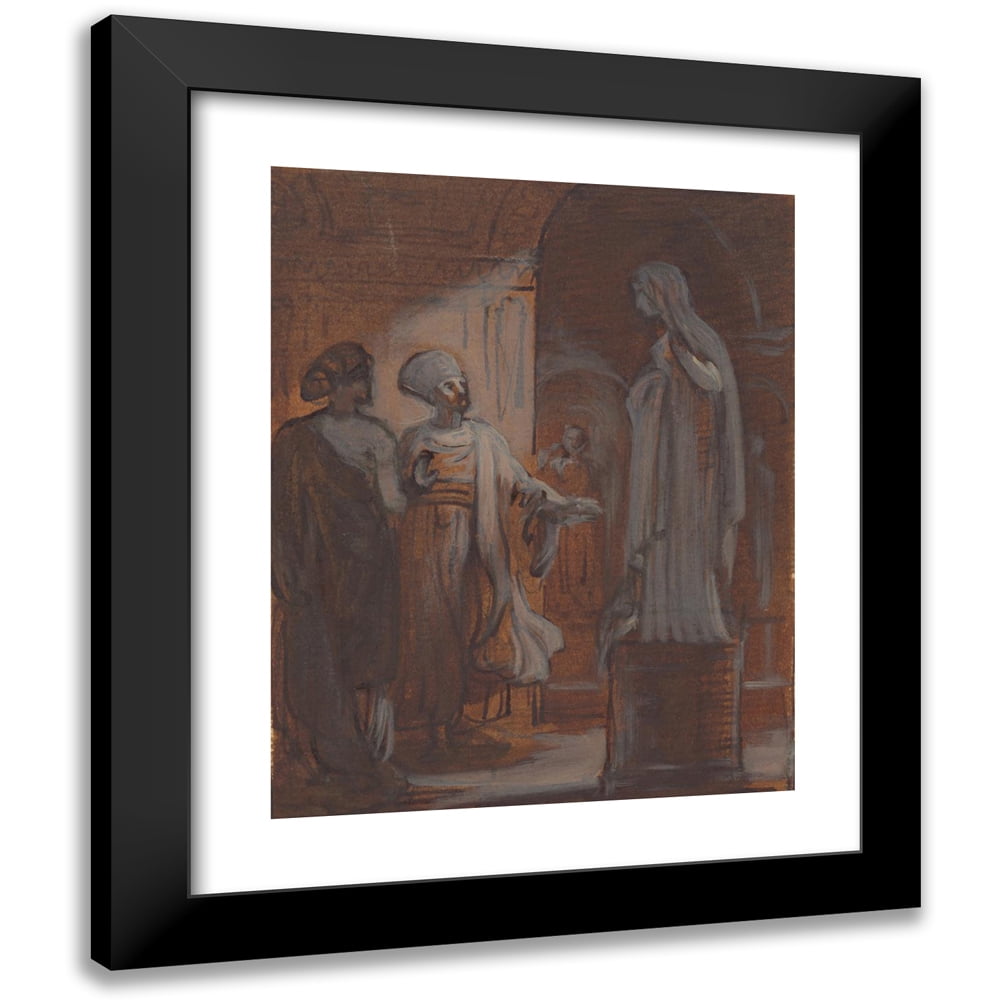 Robert Smirke 12x14 Black Modern Framed Museum Art Print Titled - One ...