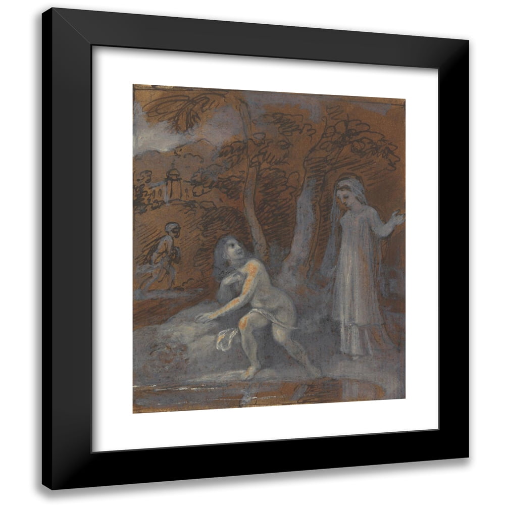 Robert Smirke 12x14 Black Modern Framed Museum Art Print Titled - One ...