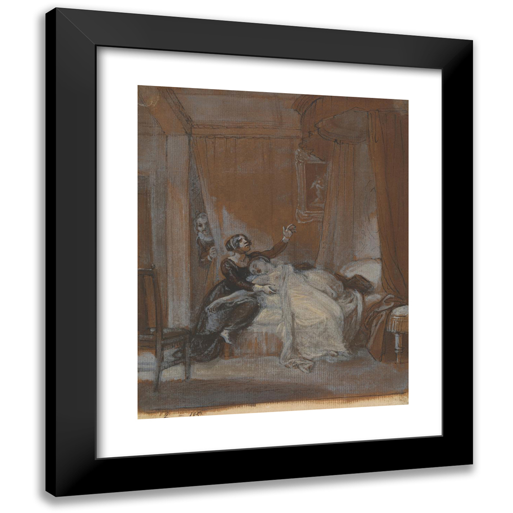 Robert Smirke 12x14 Black Modern Framed Museum Art Print Titled - One ...