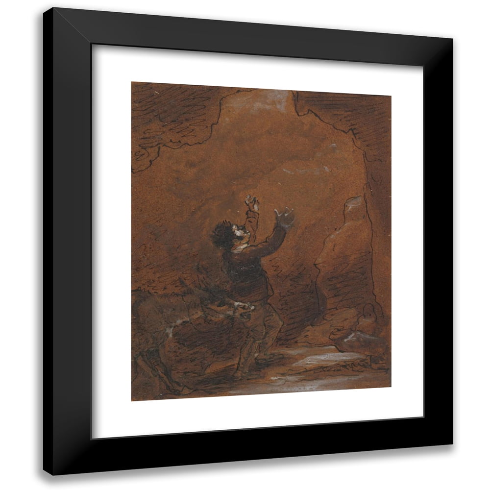 Robert Smirke 12x14 Black Modern Framed Museum Art Print Titled - One ...