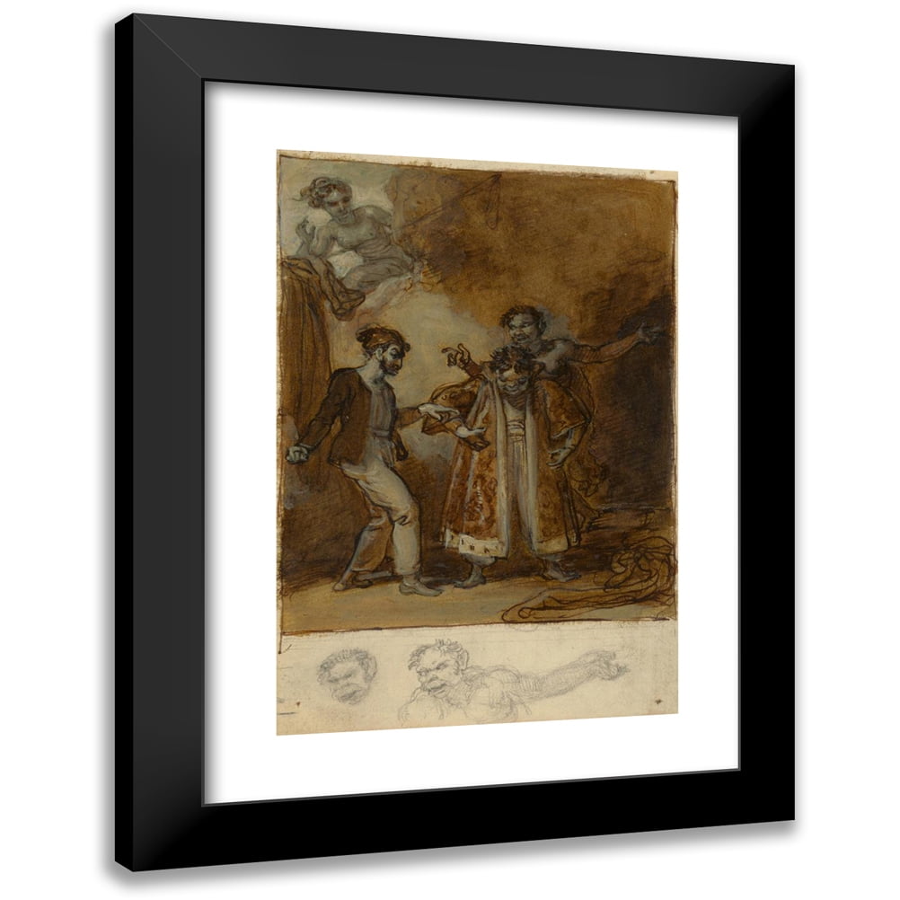 Robert Smirke 13x18 Black Modern Framed Museum Art Print Titled ...