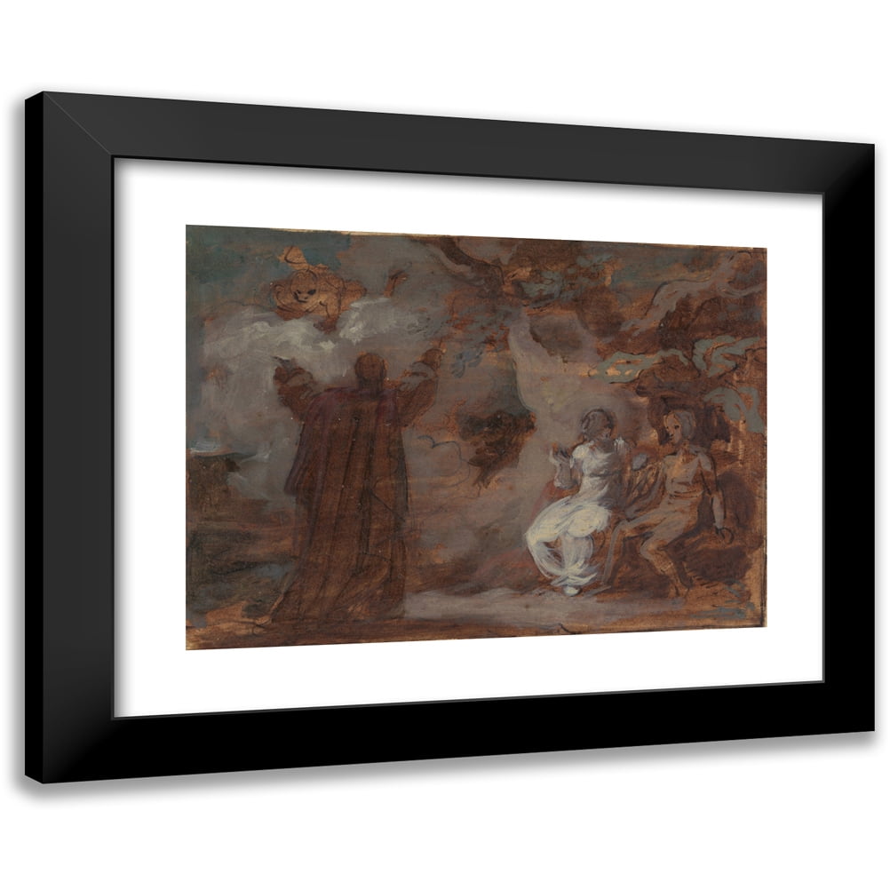 Robert Smirke 14x11 Black Modern Framed Museum Art Print Titled ...