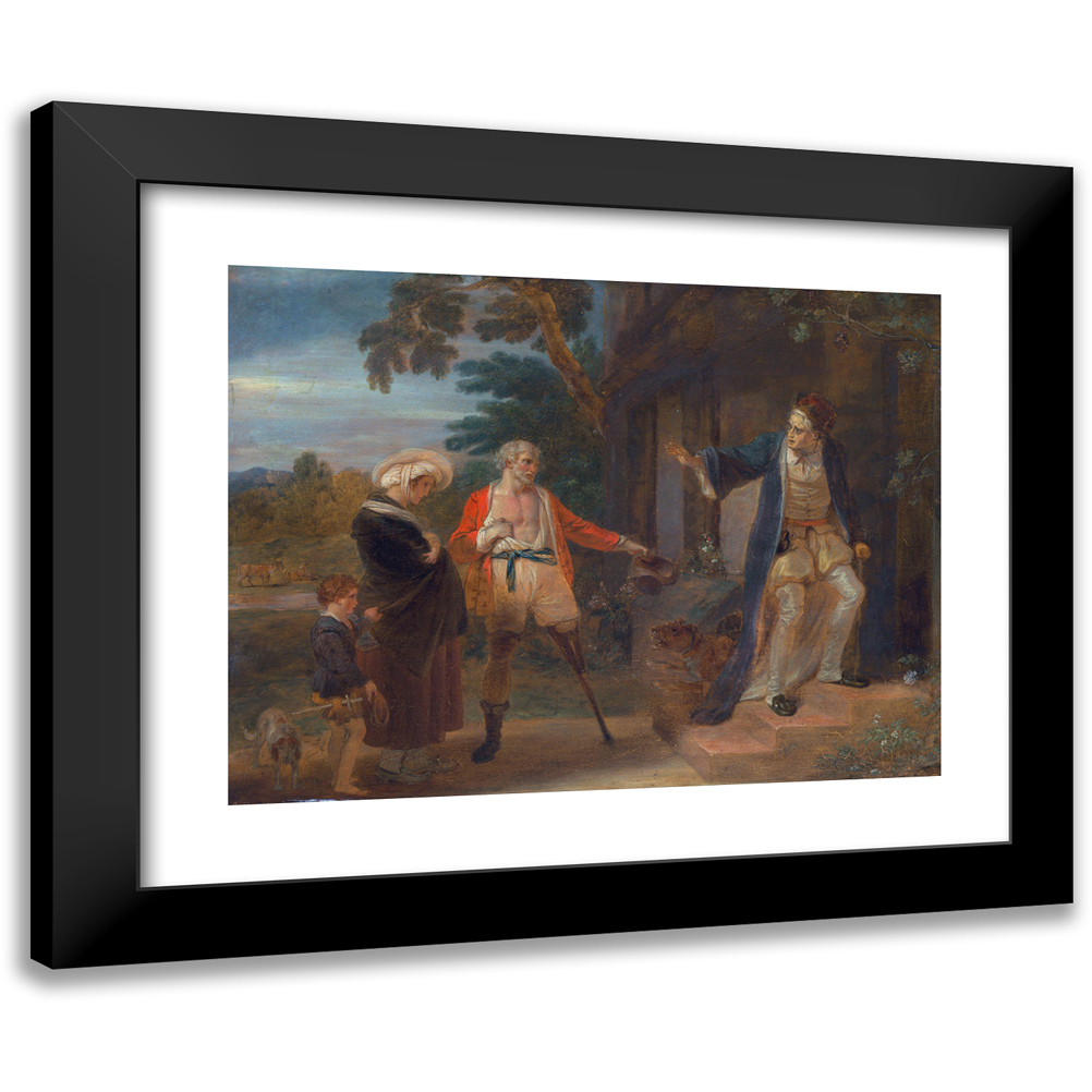 Robert Smirke 14x12 Black Modern Framed Museum Art Print Titled - The ...