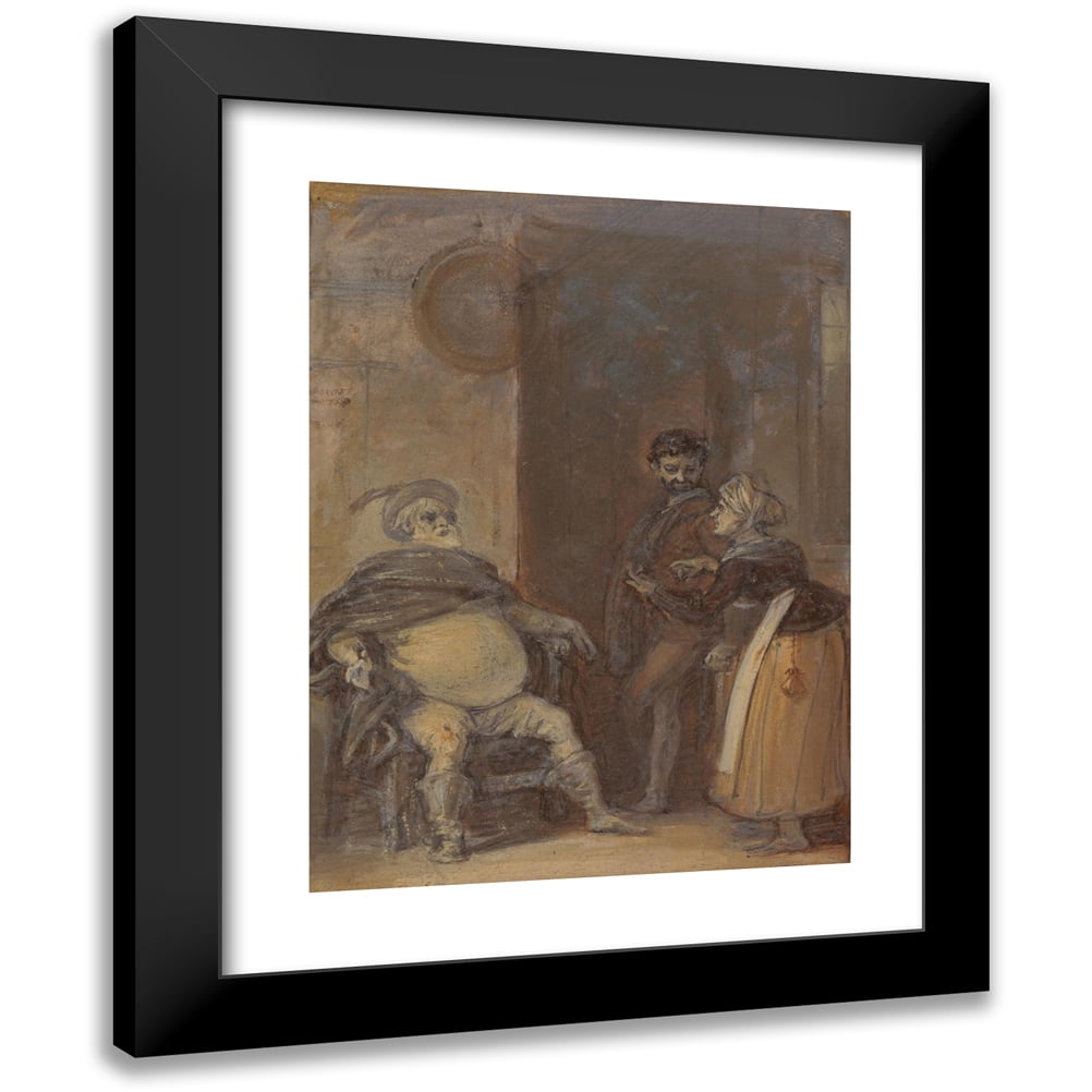 Robert Smirke 14x18 Black Modern Framed Museum Art Print Titled ...