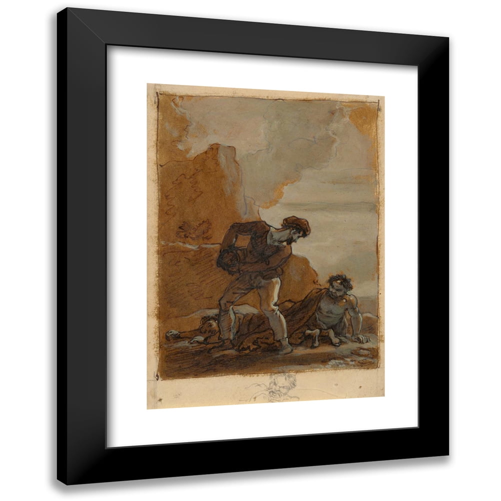 Robert Smirke 14x18 Black Modern Framed Museum Art Print Titled ...