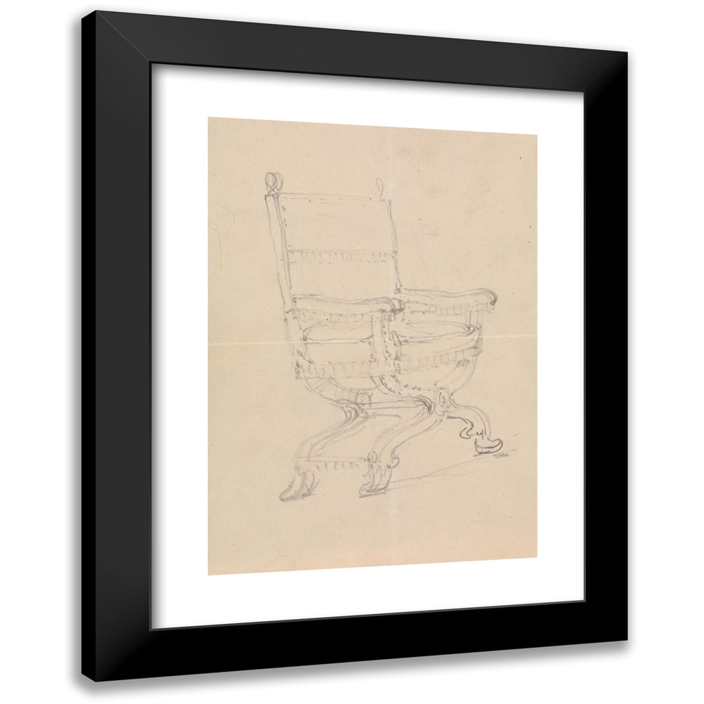 Robert Smirke 14x18 Black Modern Framed Museum Art Print Titled - Study ...