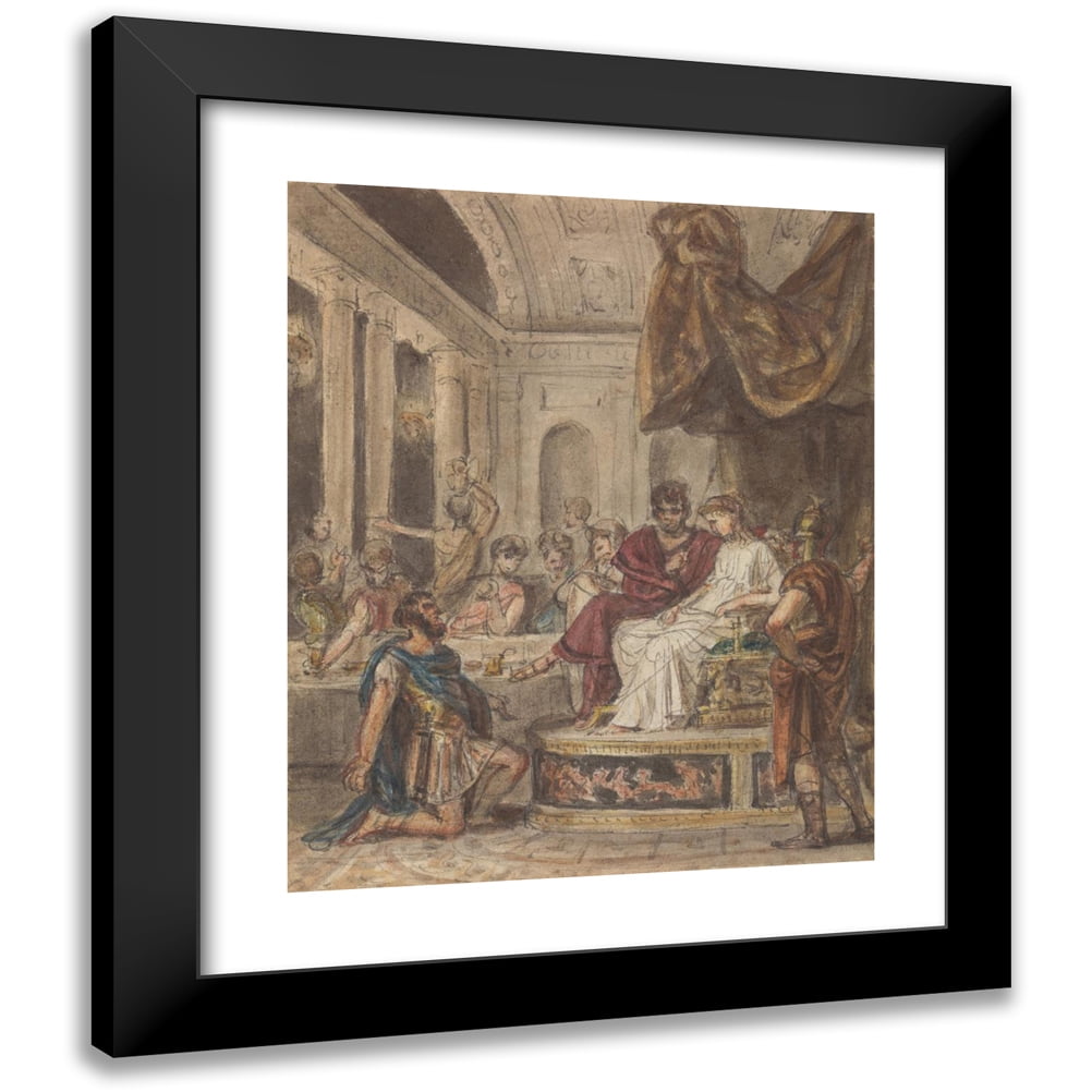 Robert Smirke 15x18 Black Modern Framed Museum Art Print Titled ...
