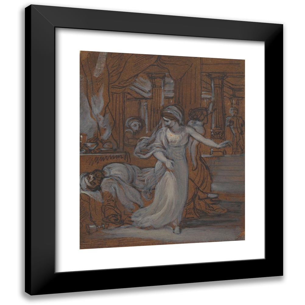 Robert Smirke 15x18 Black Modern Framed Museum Art Print Titled - One ...