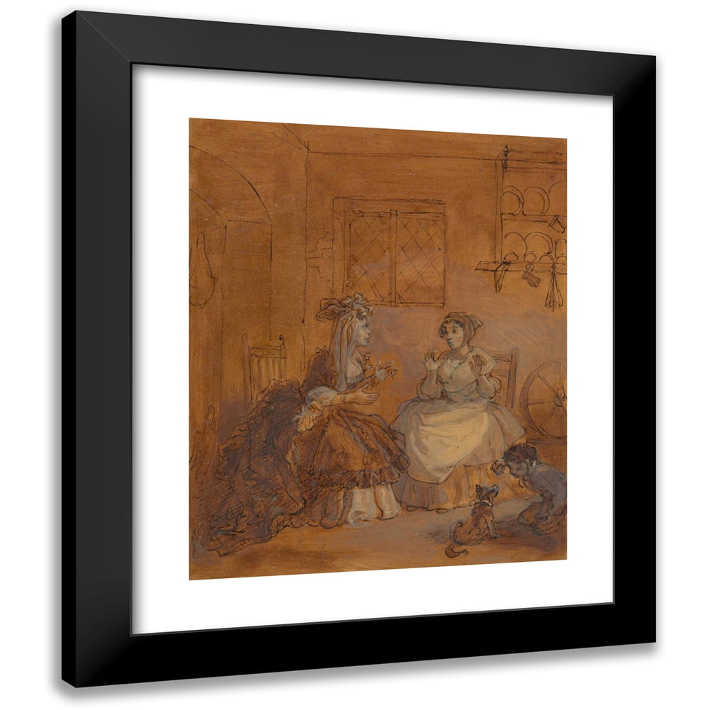 Robert Smirke 15x18 Black Modern Framed Museum Art Print Titled - One ...