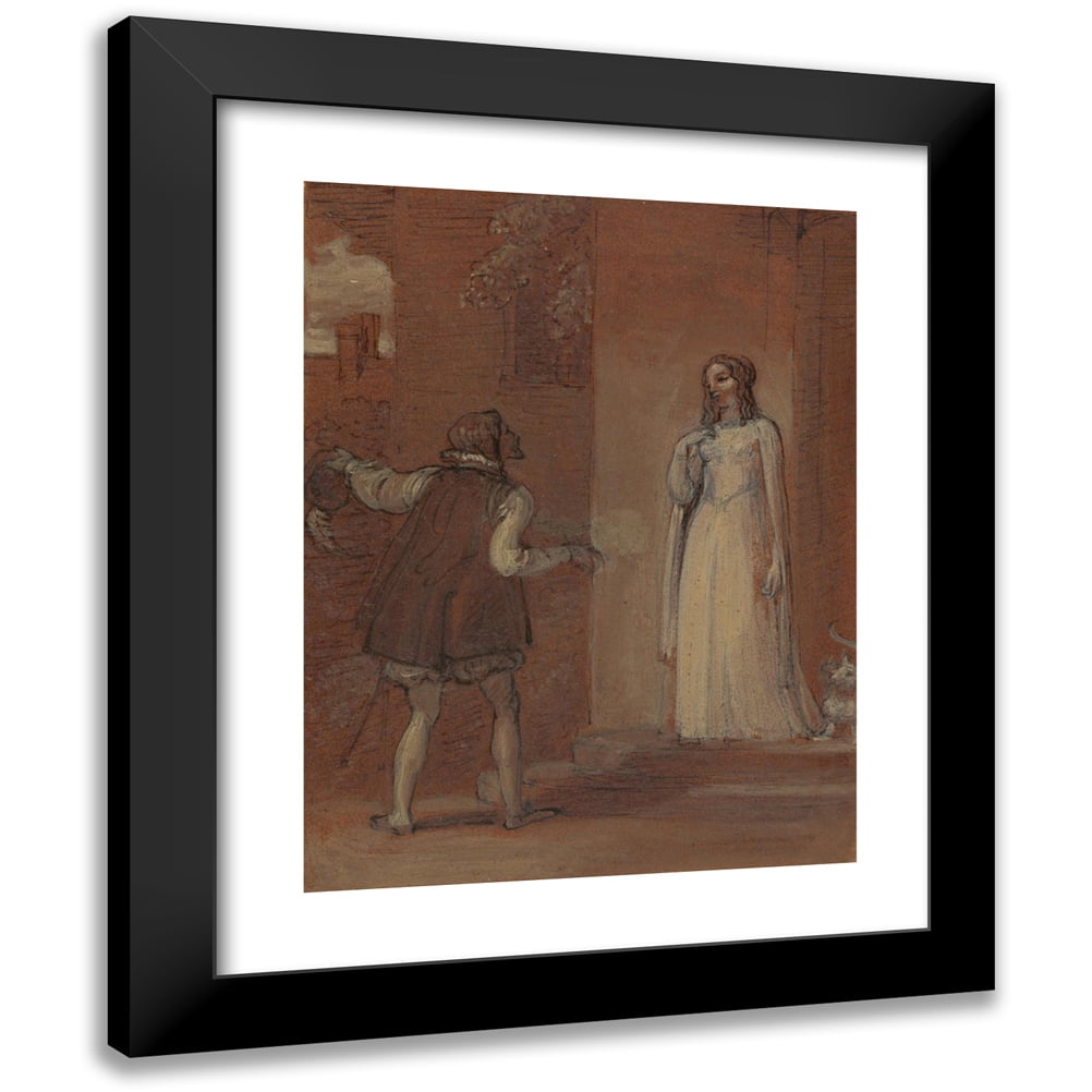 Robert Smirke 19x24 Black Modern Framed Museum Art Print Titled - Anne ...