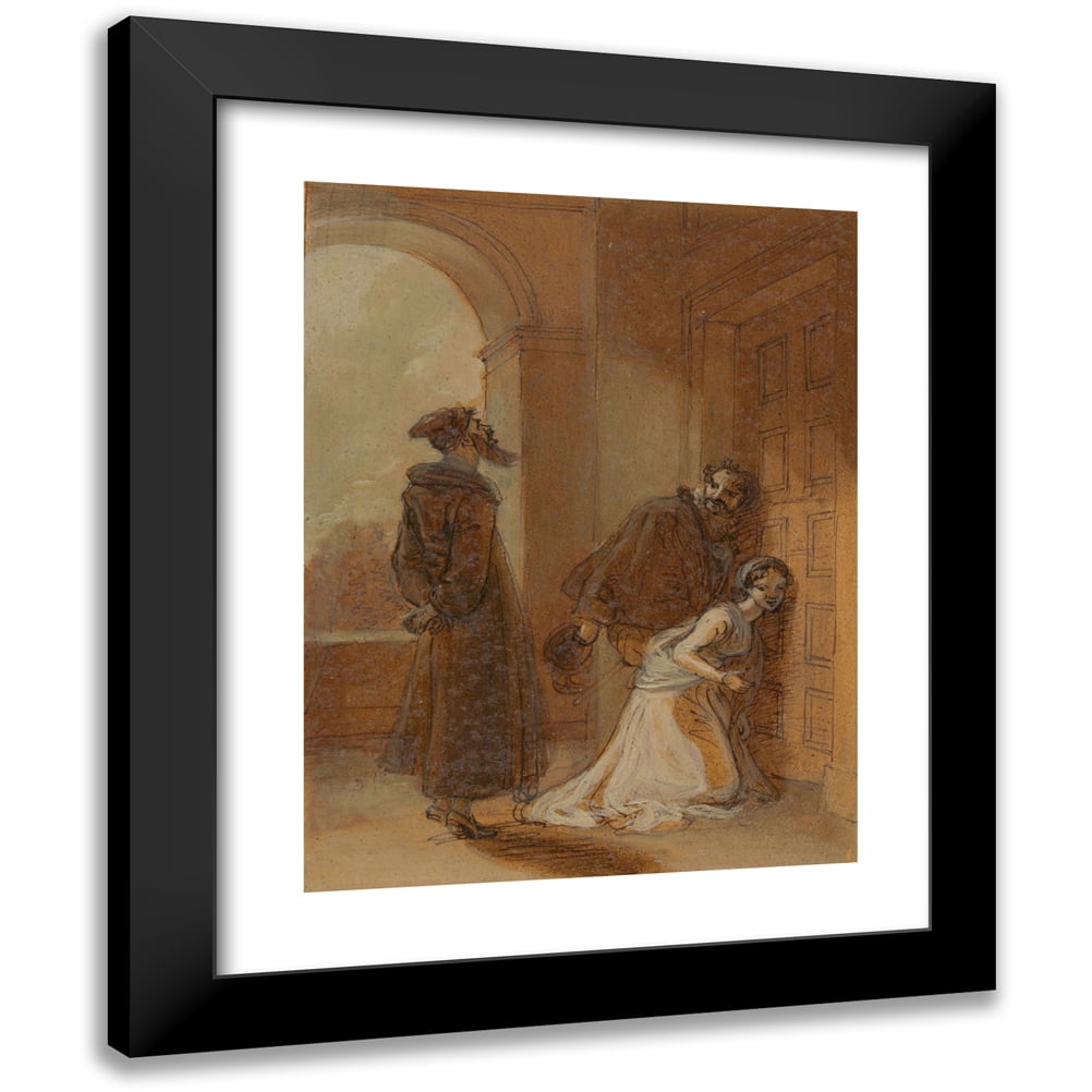 Robert Smirke 19x24 Black Modern Framed Museum Art Print Titled - Feste ...