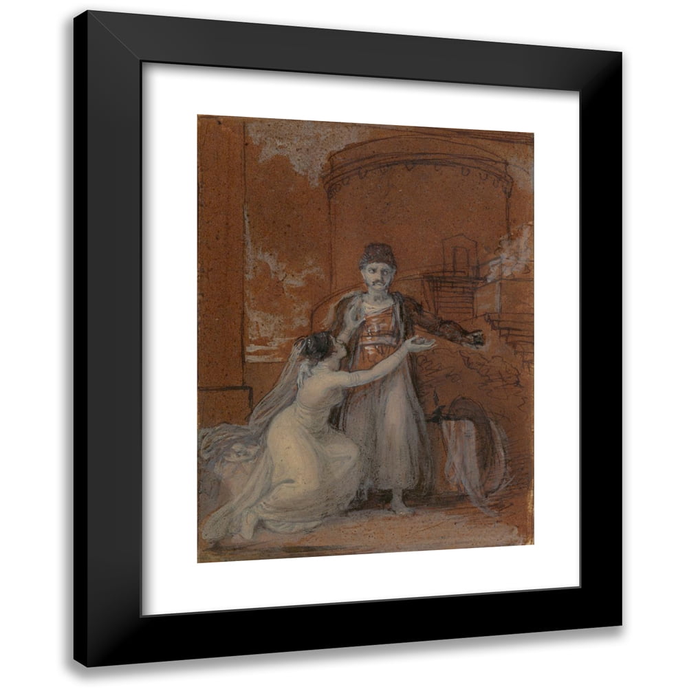 Robert Smirke 19x24 Black Modern Framed Museum Art Print Titled - One ...