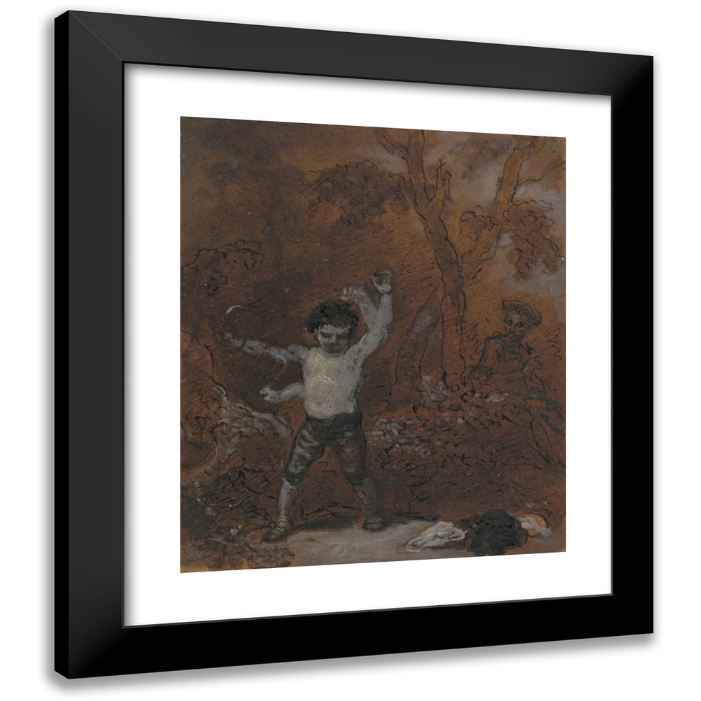 Robert Smirke 20x23 Black Modern Framed Museum Art Print Titled - One ...