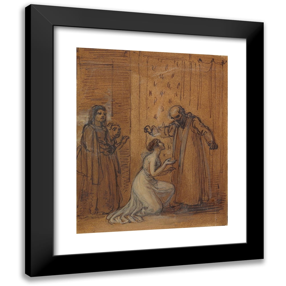Robert Smirke 20x24 Black Modern Framed Museum Art Print Titled ...