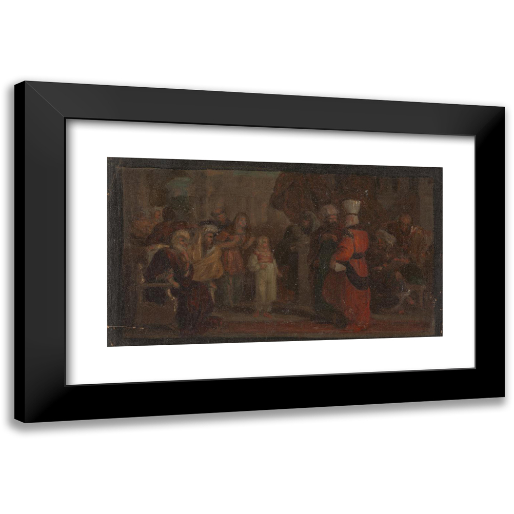 Robert Smirke 24x15 Black Modern Framed Museum Art Print Titled - One ...
