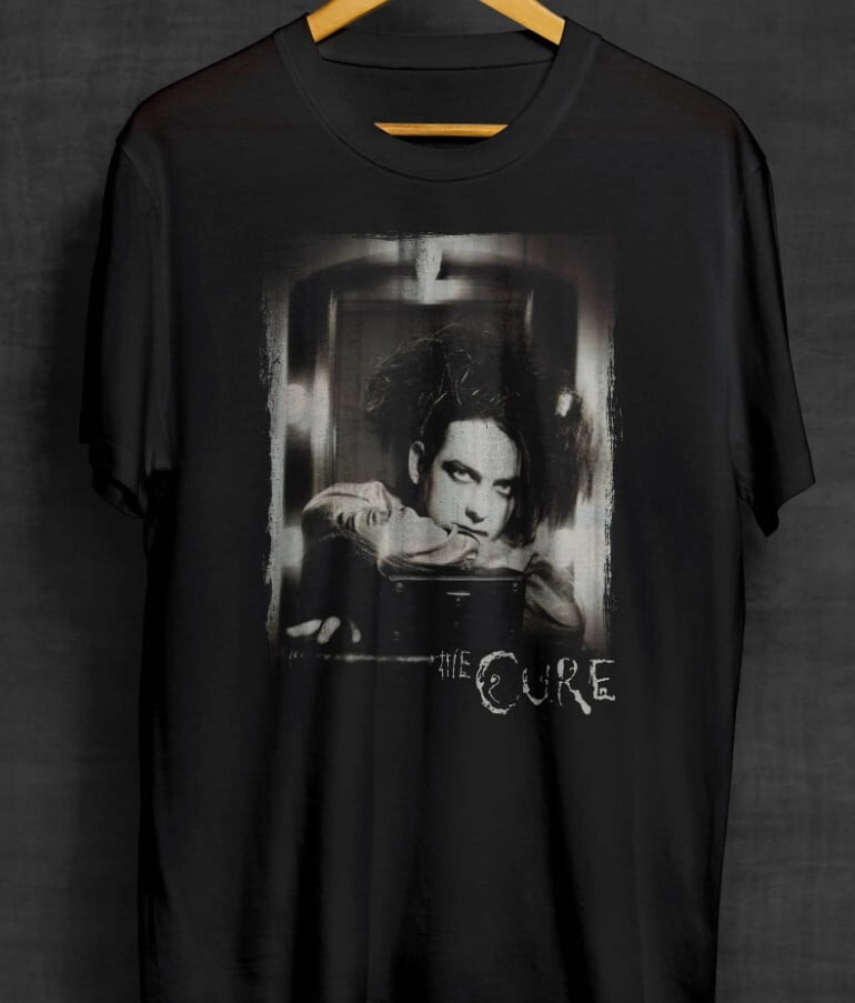 Robert Smith The Cure Black T-Shirt Goth Rock Alternative Band Shirts ...