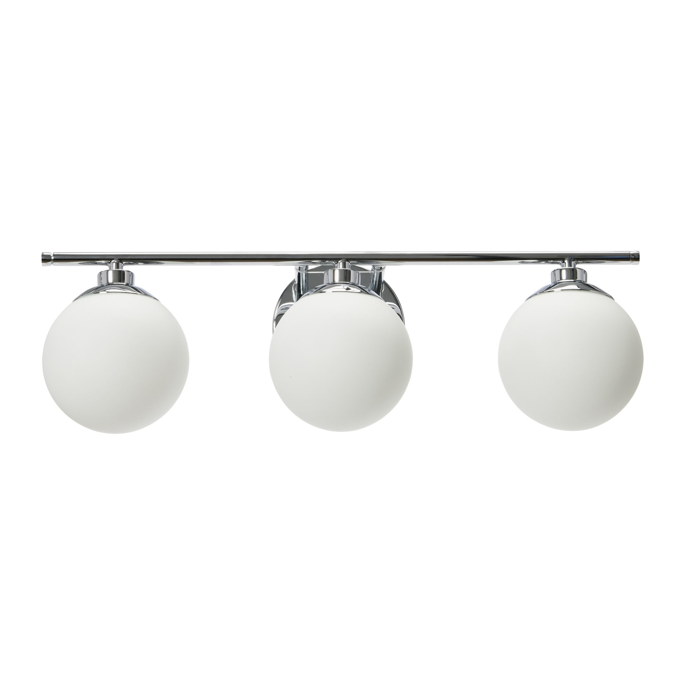Robert Stevenson Lighting Lorne - Metal and Frosted Glass 3-Light ...