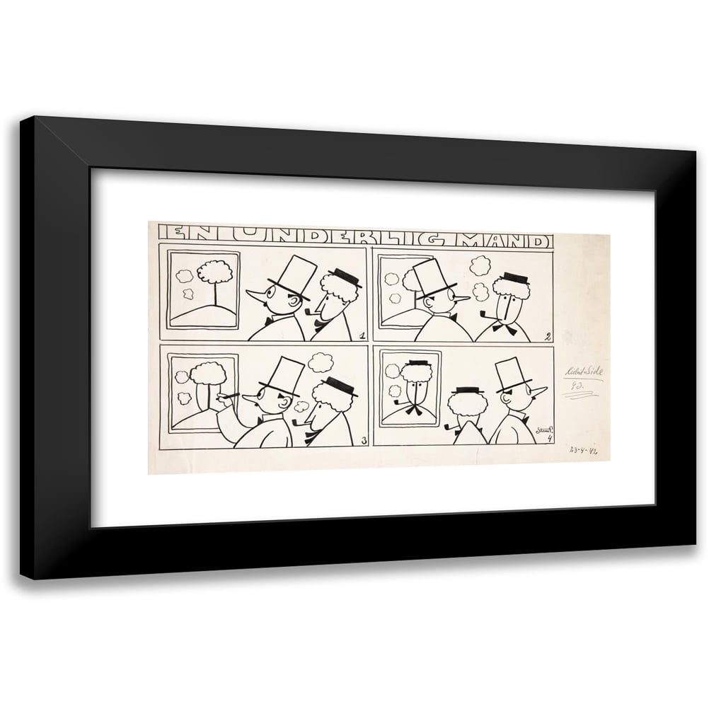 Robert Storm Petersen 14x10 Black Modern Framed Museum Art Print Titled ...