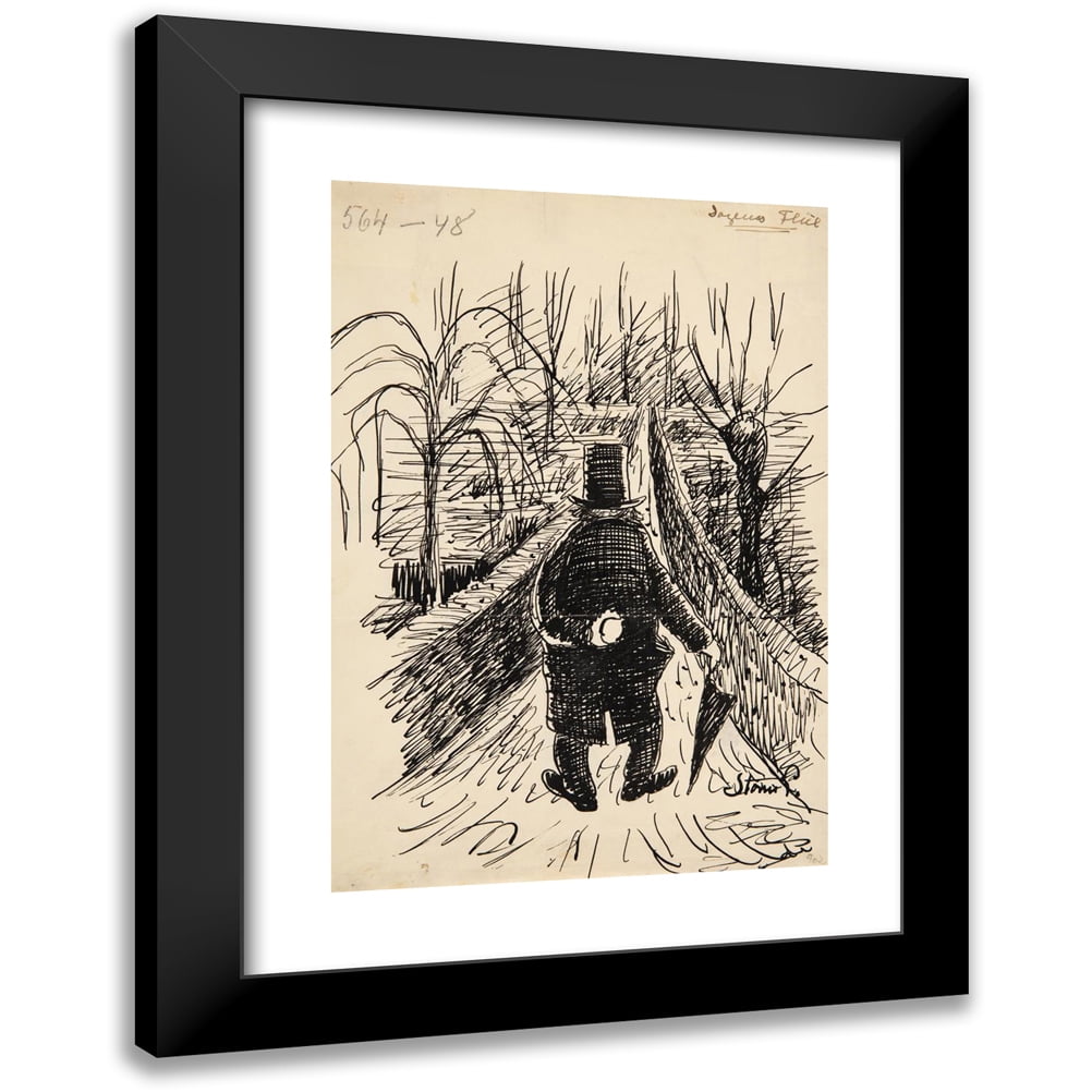Robert Storm Petersen 14x18 Black Modern Framed Museum Art Print Titled ...