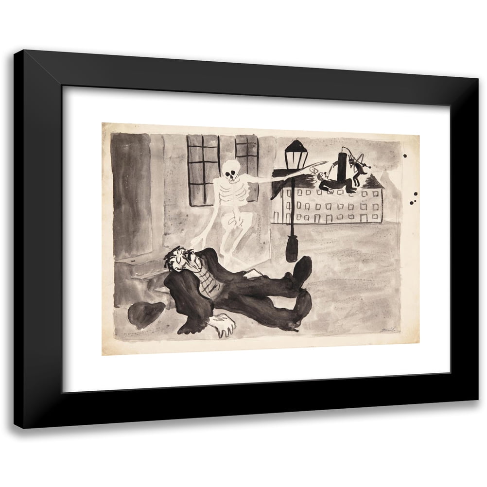 Robert Storm Petersen 24x19 Black Modern Framed Museum Art Print Titled ...