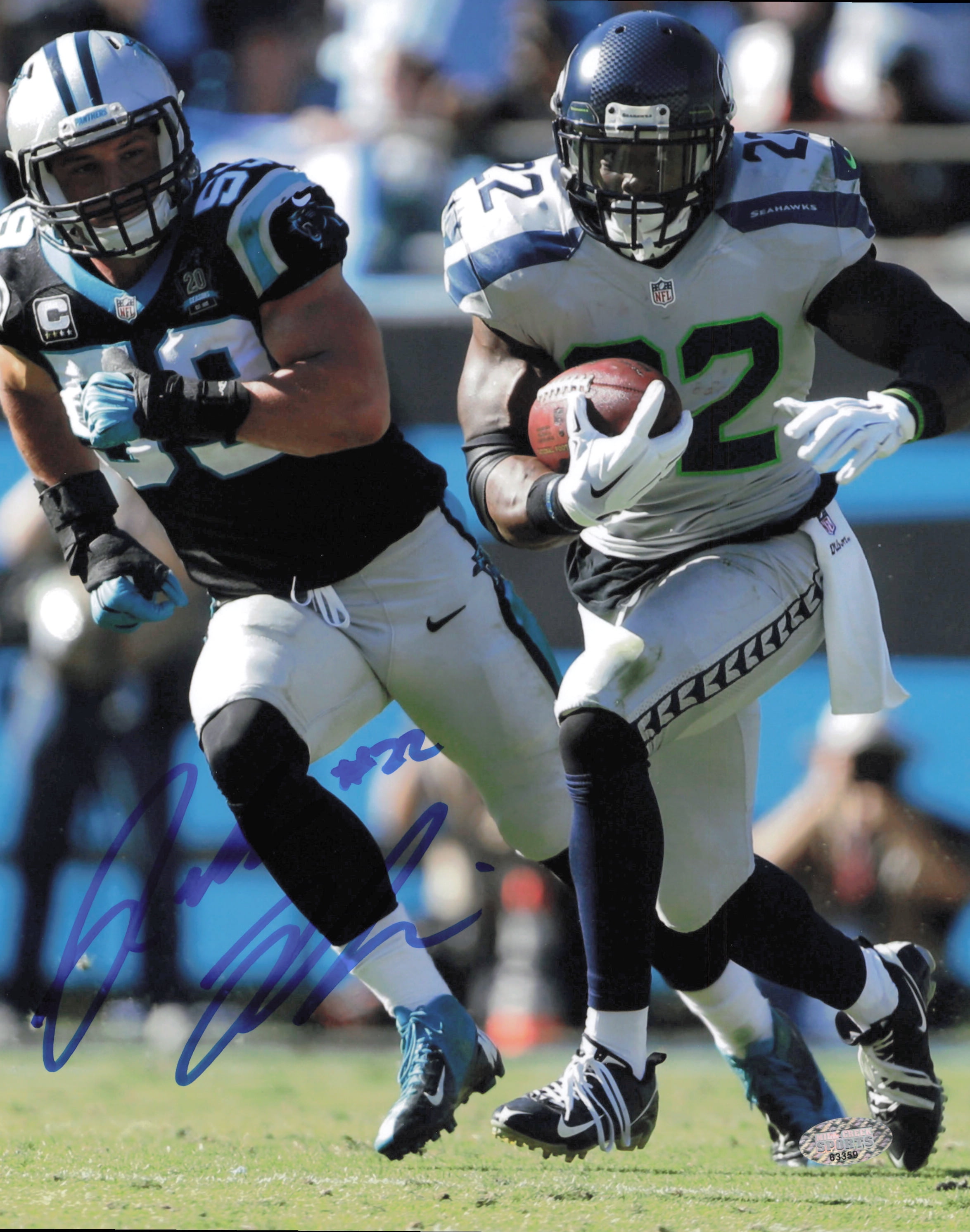 Robert Turbin Autographed 8x10 Photo Seattle Seahawks MCS Holo #63359 ...
