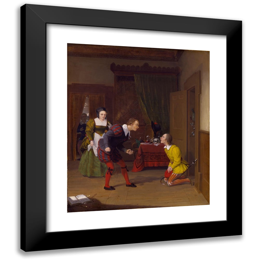 Robert Walter Weir 12x14 Black Modern Framed Museum Art Print Titled ...