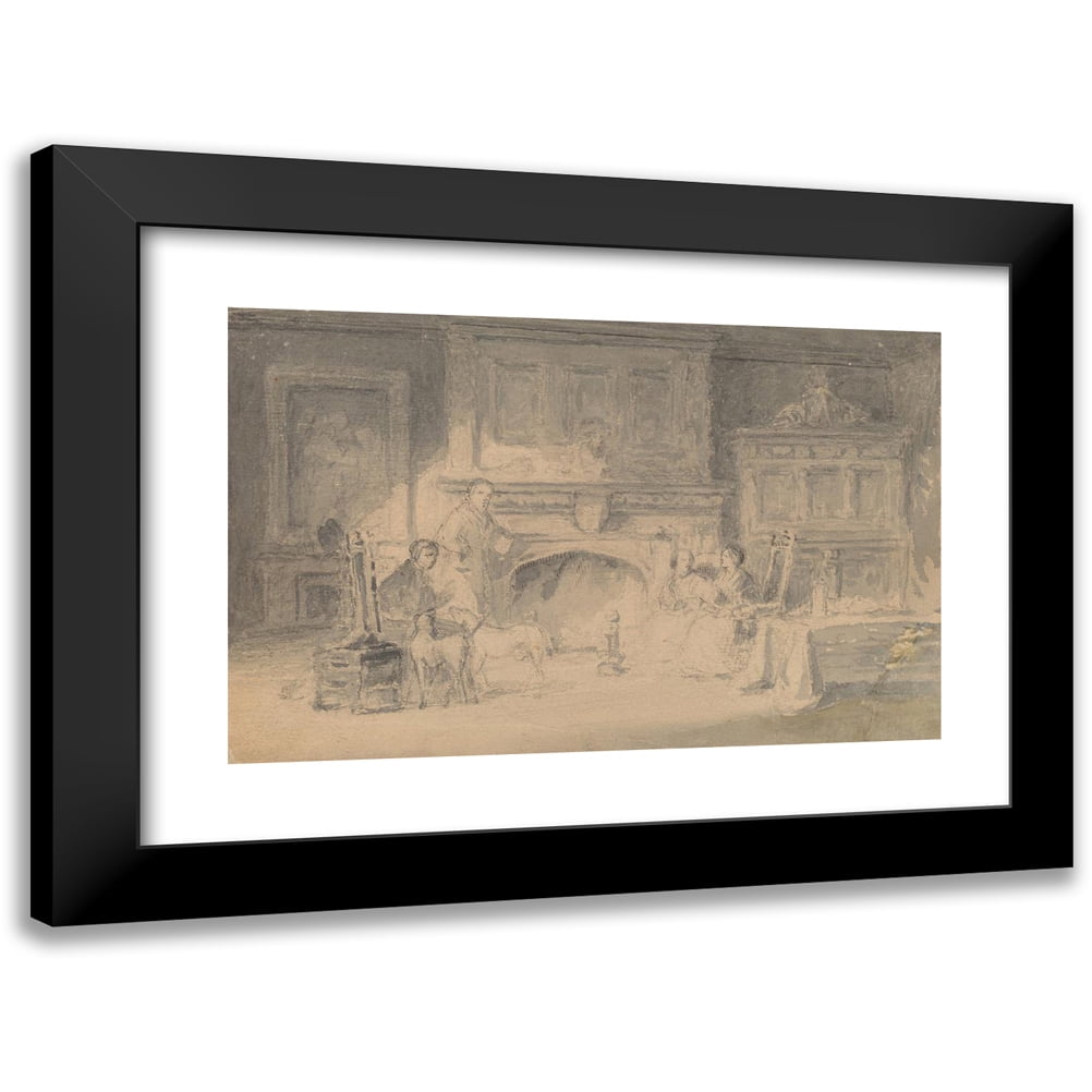 Robert Walter Weir 14x11 Black Modern Framed Museum Art Print Titled ...