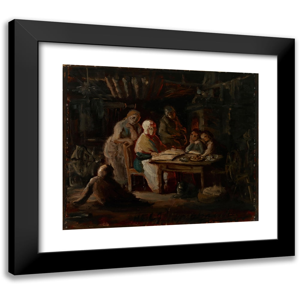Robert Wilhelm Ekman 17x15 Black Modern Framed Museum Art Print Titled ...