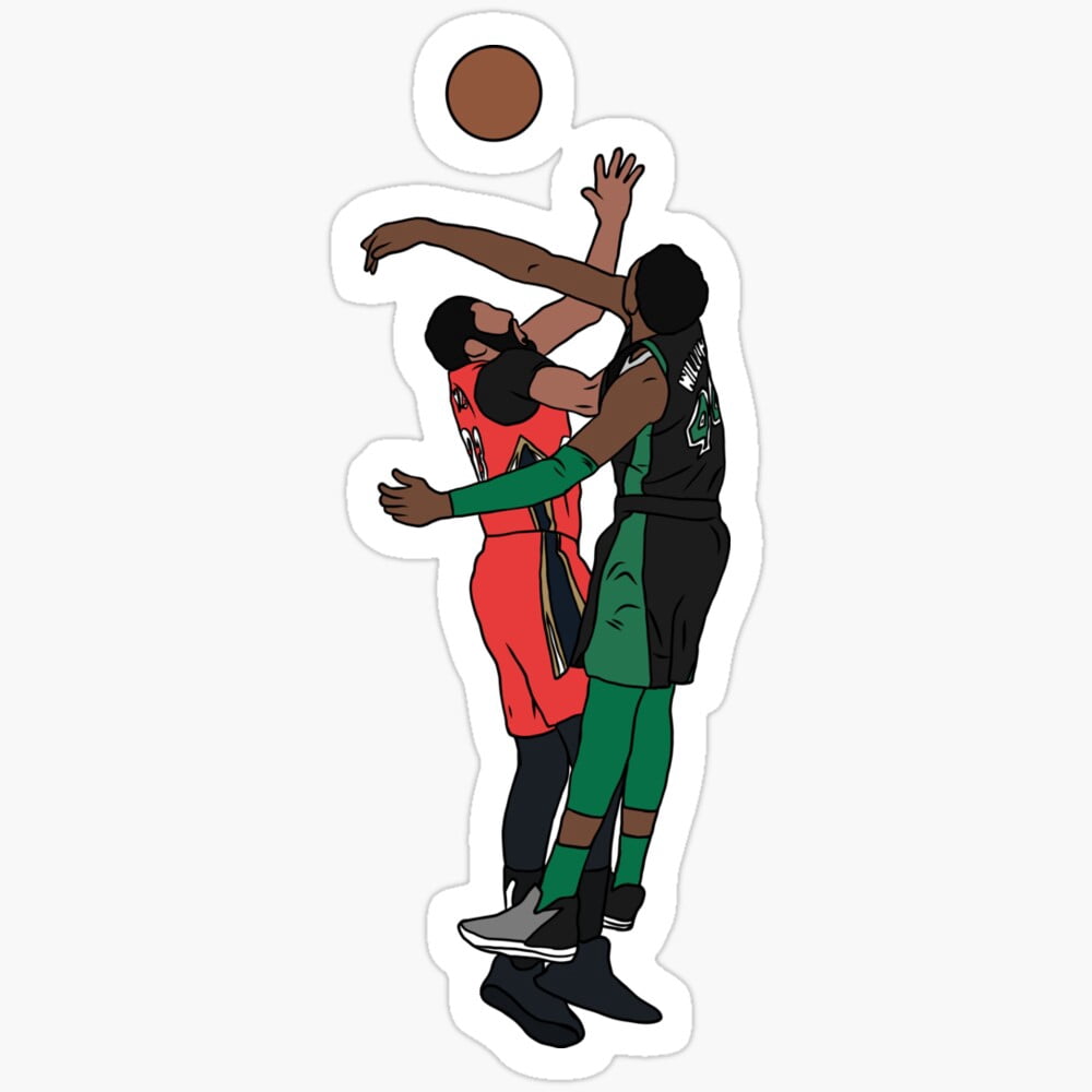 Robert Williams Iii Blocks Anthony Davis Sticker Phone Decal Water ...