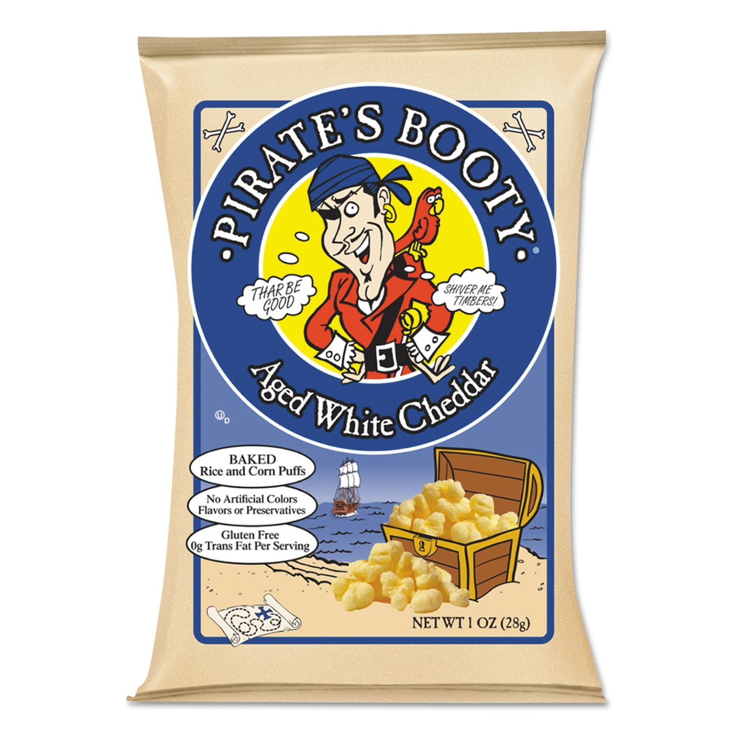 Robert's American Gourmet Pirate's Booty Snack -- 1 oz Each / Pack of ...