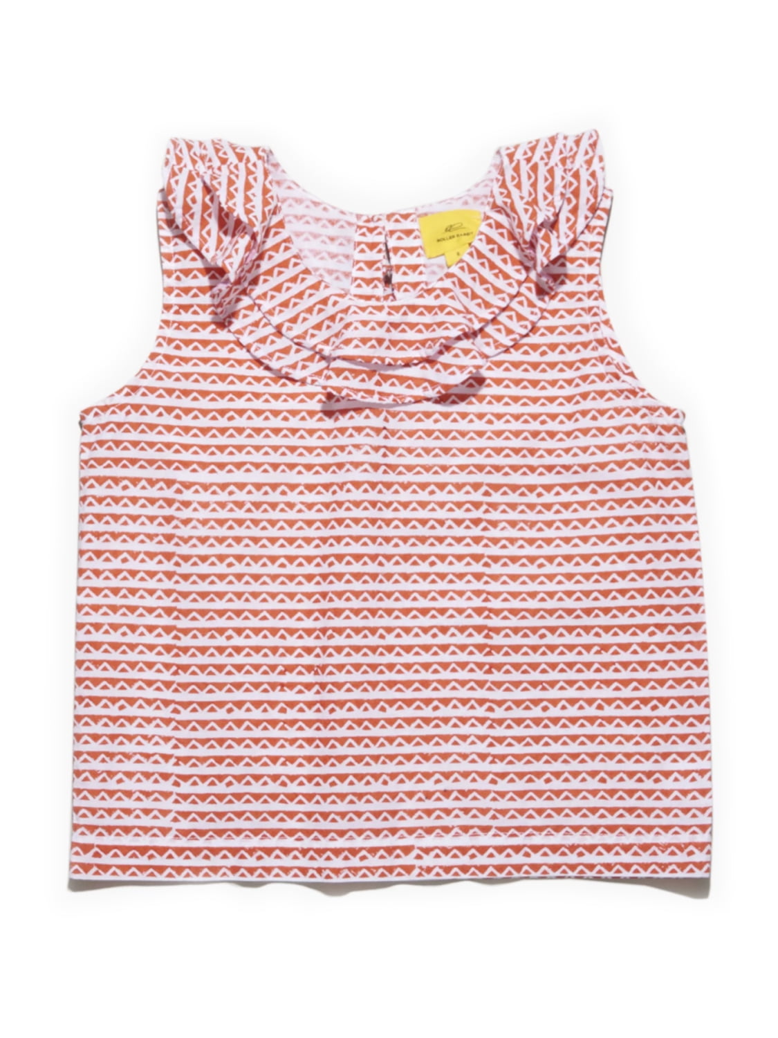 Roberta Roller Rabbit Girls Alix Elda Top 6 Years Orange - Walmart.com