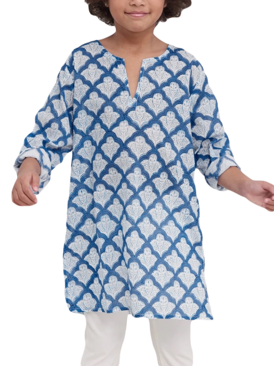 Roberta Roller Rabbit Girls Jemina Kurta 4 Years Blue - Walmart.com