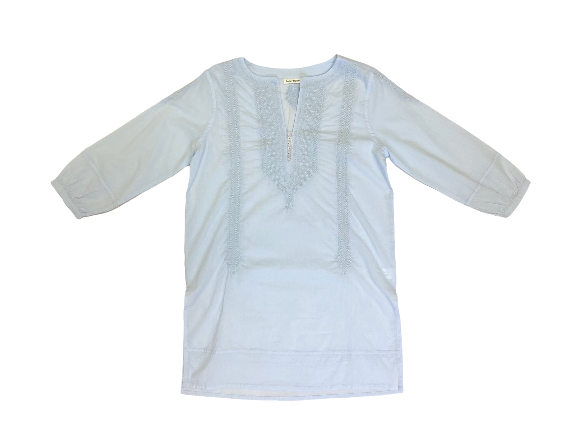 Roberta Roller Rabbit Women's Tangier Kurta Medium Cloud - Walmart.com