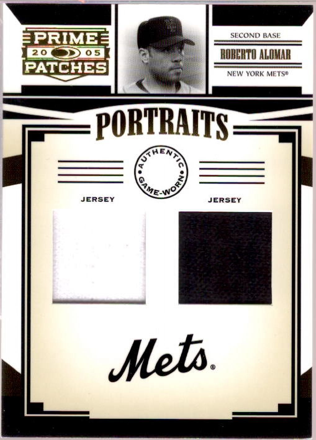 Roberto Alomar Jsy-Jsy/150 Card 2005 Prime Patches Portraits Double ...