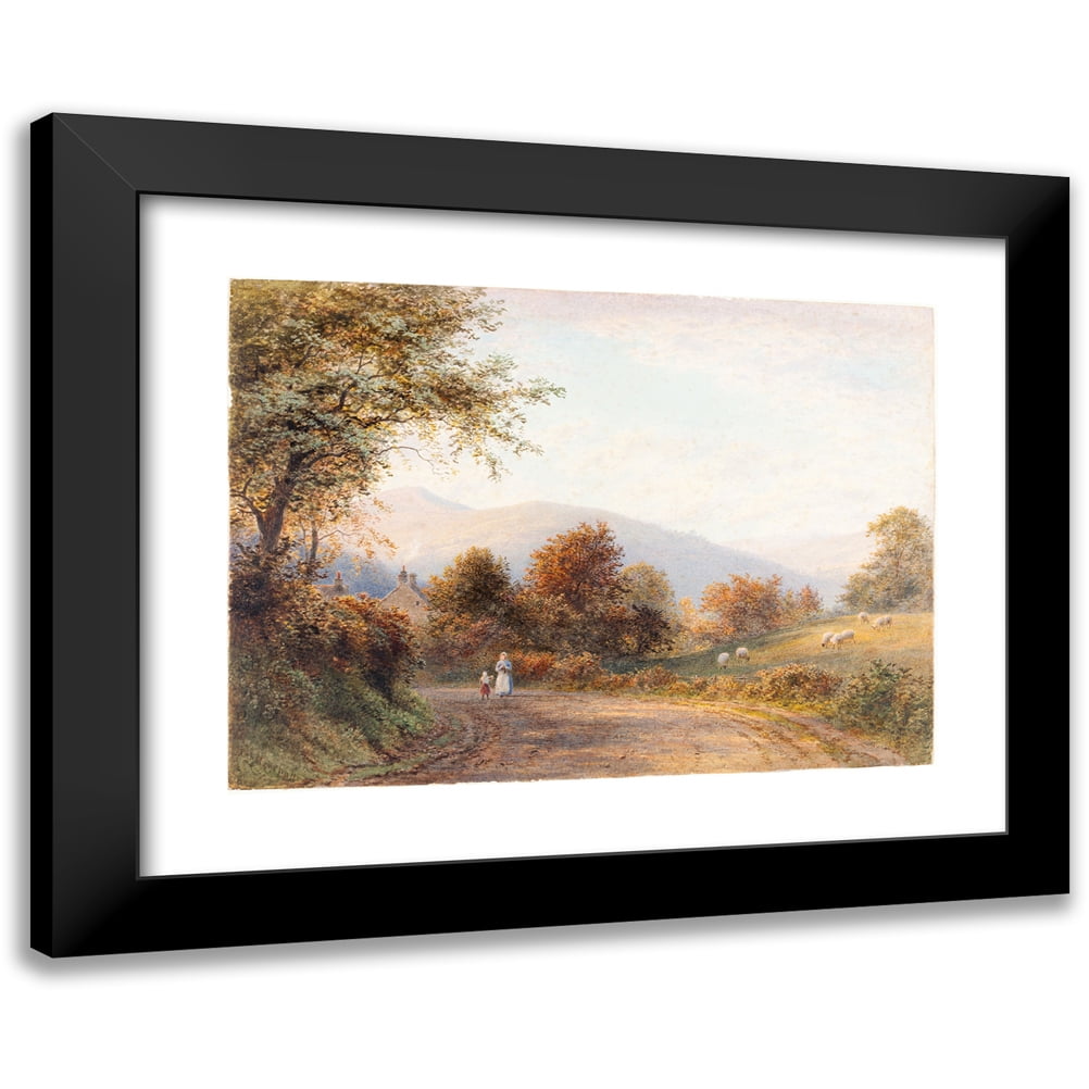 Roberto Angelo Kittermaster Marshall 18x14 Black Modern Framed Museum ...