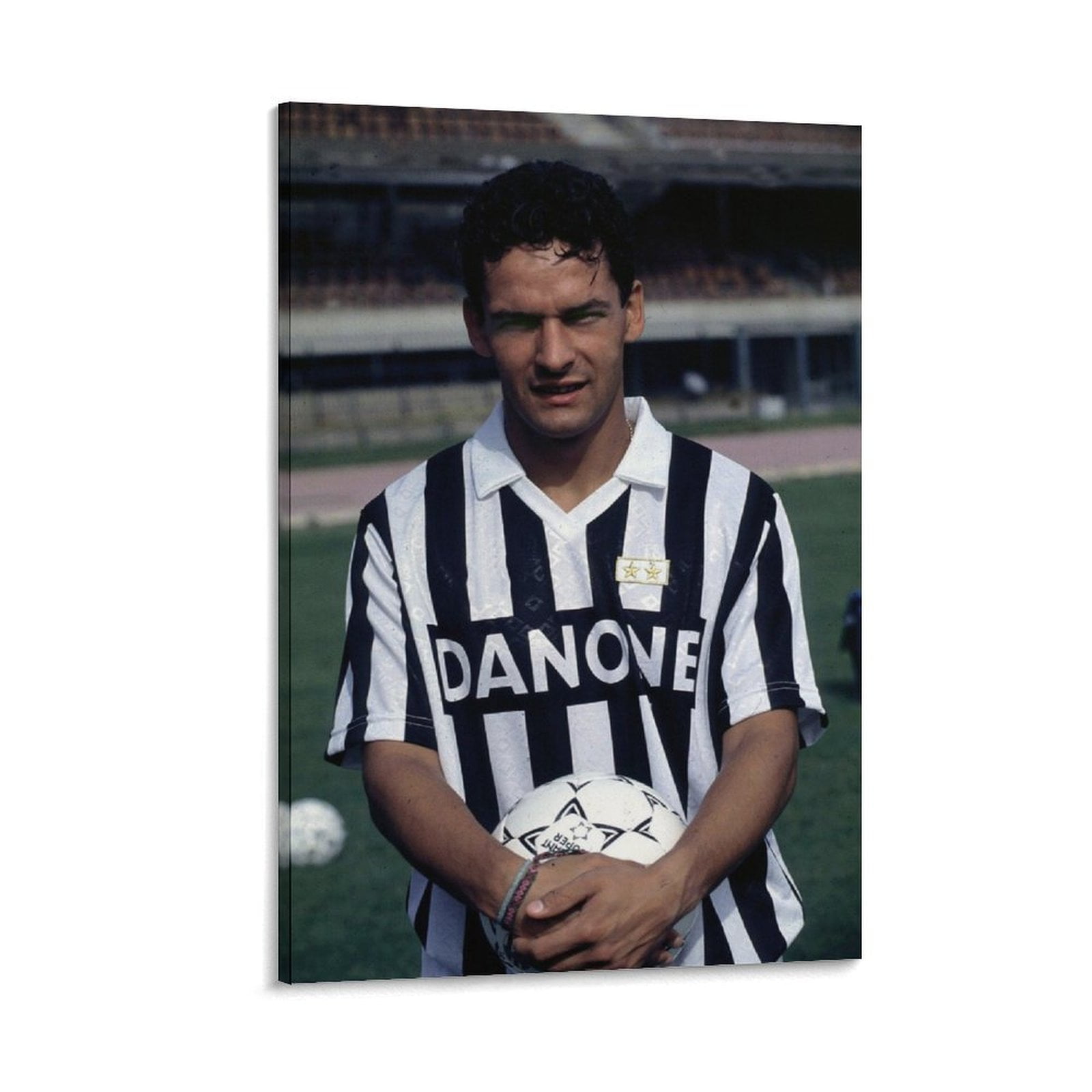 Roberto Baggio Athletes Italy Poster Painting On Canvas Wall Art Poster ...