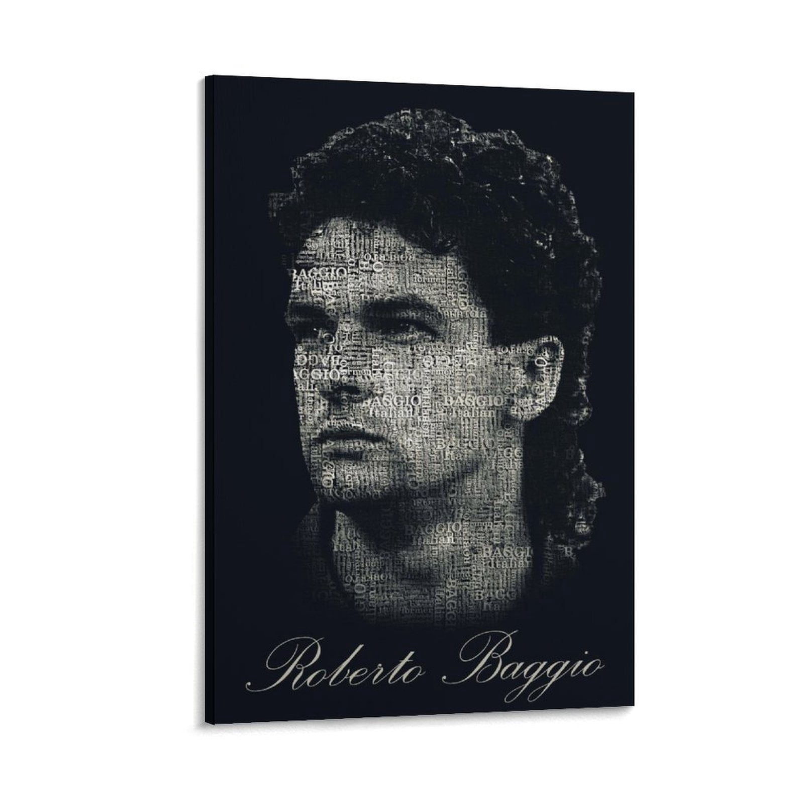 Roberto Baggio Italy Poster Footballer Artworks Picture Print Poster ...