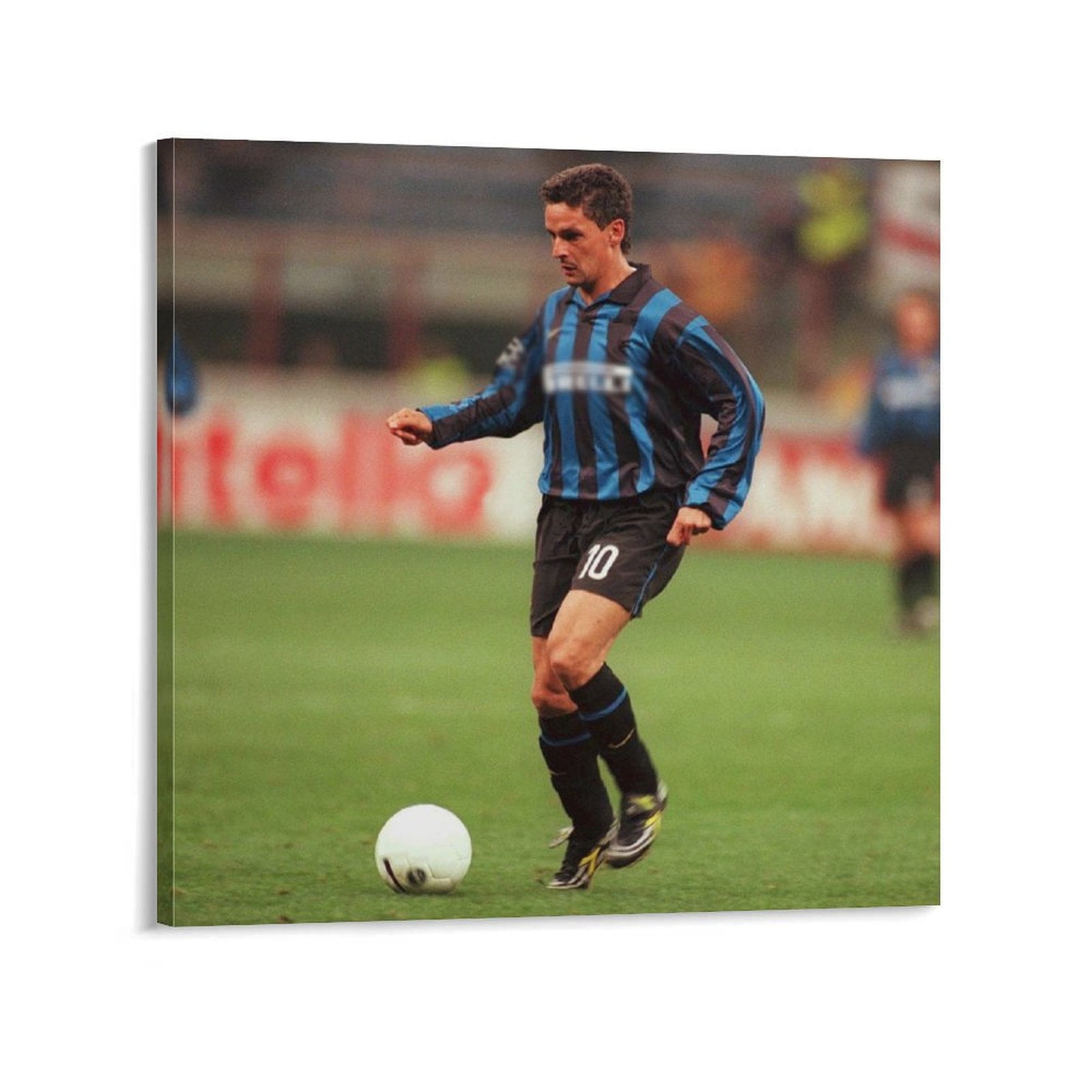Roberto Baggio Striker Poster Football Gifts Canvas Painting Poster ...
