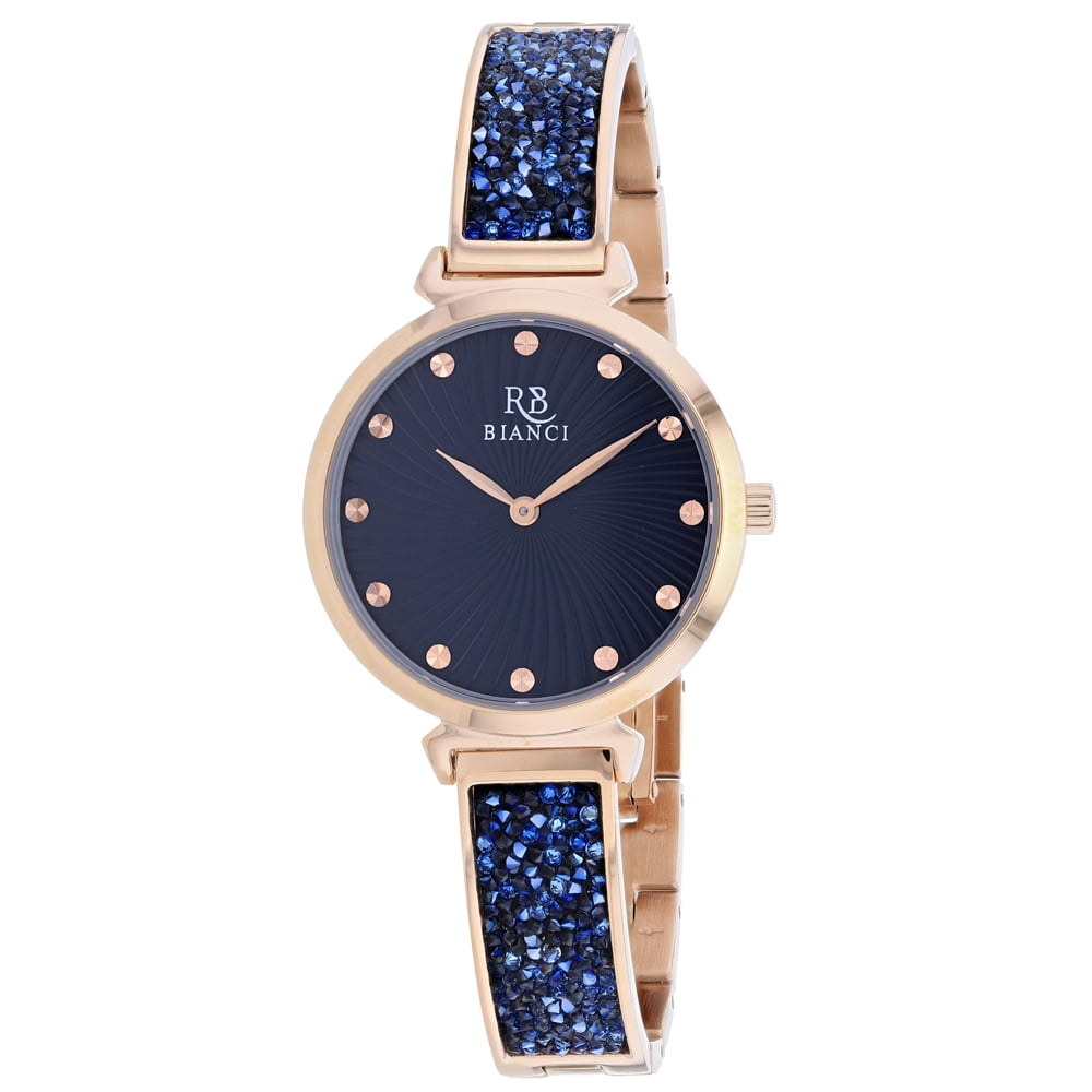 Roberto Bianci Women's Brillare Blue Dial Watch - RB0206 - Walmart.com