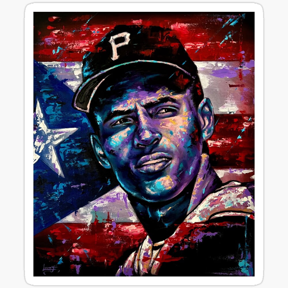 Roberto Clemente Sticker Baseball Sticker, Football Sticker, Basketball ...
