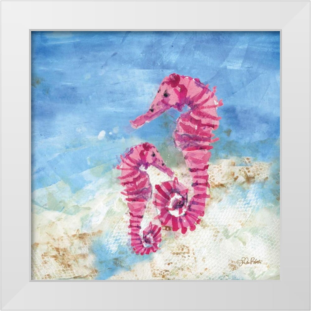 Roberto, LuAnn 26x26 White Modern Wood Framed Museum Art Print Titled ...