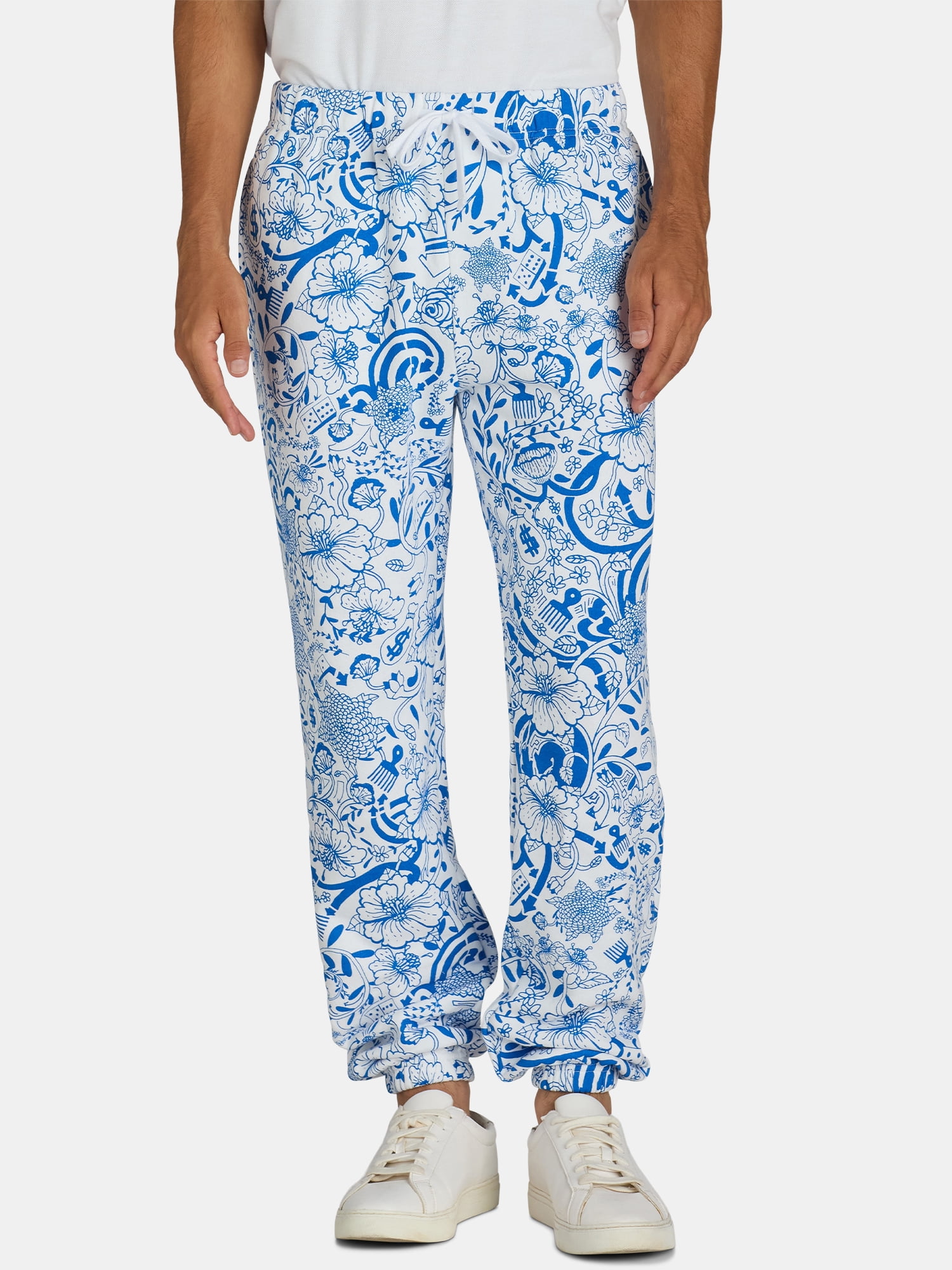 Roberto Lugo All Gender All Over Print Graphic Joggers, Men's Sizes S ...