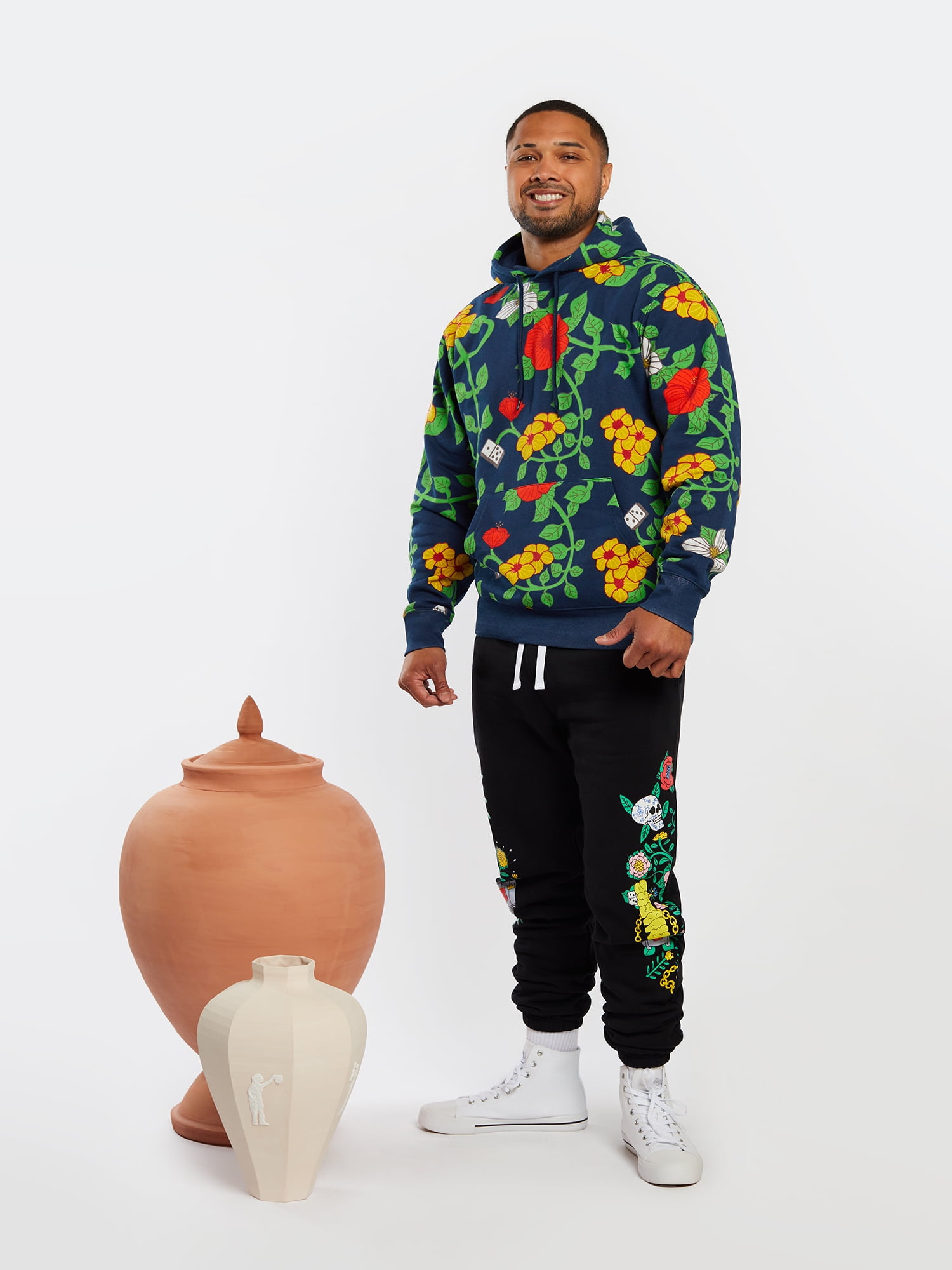 Roberto Lugo All Gender Printed Graphic Hoodie Sweatshirt, Men's Sizes ...