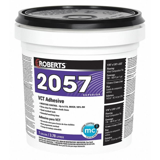 Roberts 2057-1 Vinyl Composition Tile Adhesive,1 gal - Walmart.com